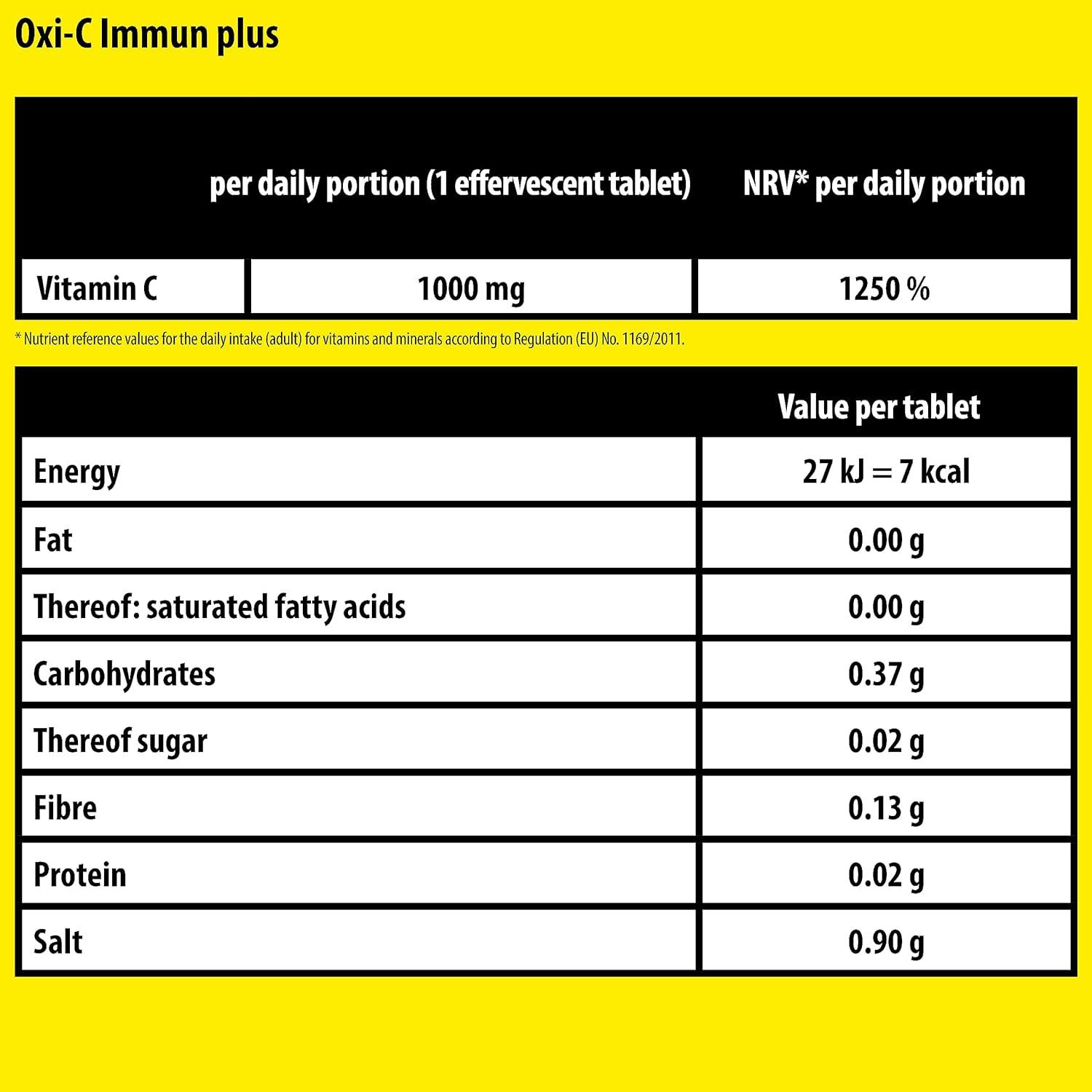 Vitamin C 1000mg Effervescent Tablets - Orange Flavour - Vegan - T&D ...