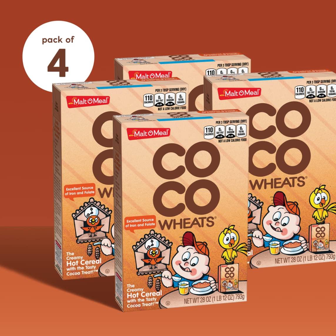 Malt-O-Meal Original Breakfast Cereal COCO Wheats Quick Cooking Kosher ...