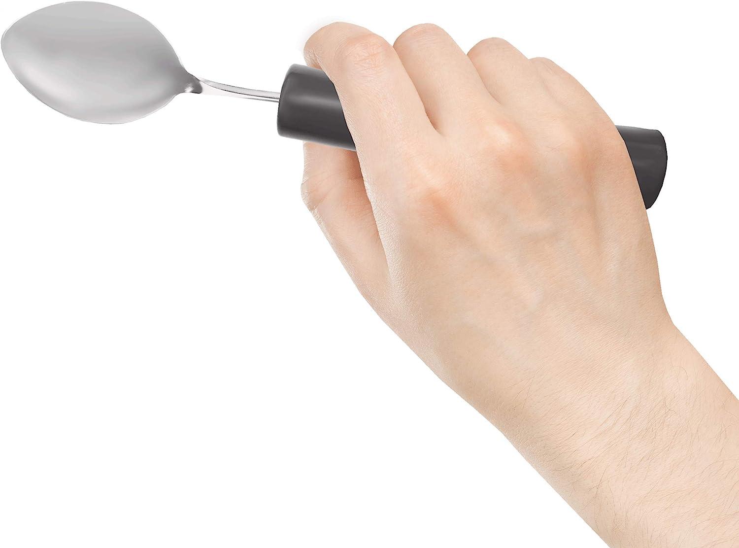 Weighted Teaspoon with Solid Plastic Handle - Rehabilitation Advantage ...