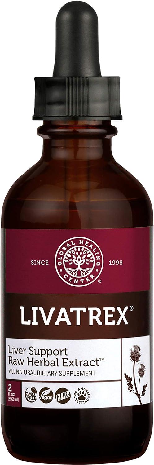 Global Healing Center Liver & Kidney Health Kit - 2 Fl Oz Liquid Drops ...