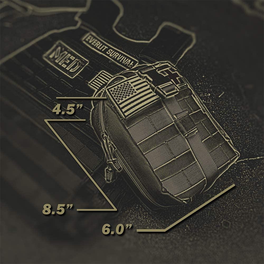 EVERLIT Emergency Trauma Kit GEN-I with Tourniquet, Splint - Military ...