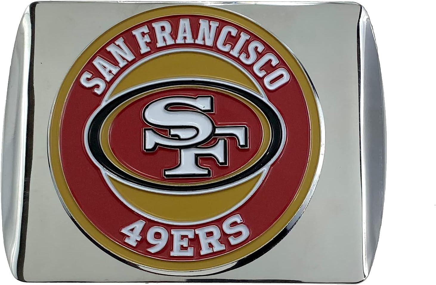 San Francisco 49ers NFL Chrome Hitch Cover | 3D Team Logo by FANMATS ...