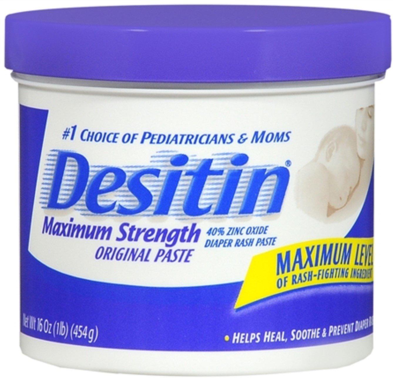 DESITIN Maximum Strength Original Paste 16 oz - Pack of 2 (1 lb | Buy ...