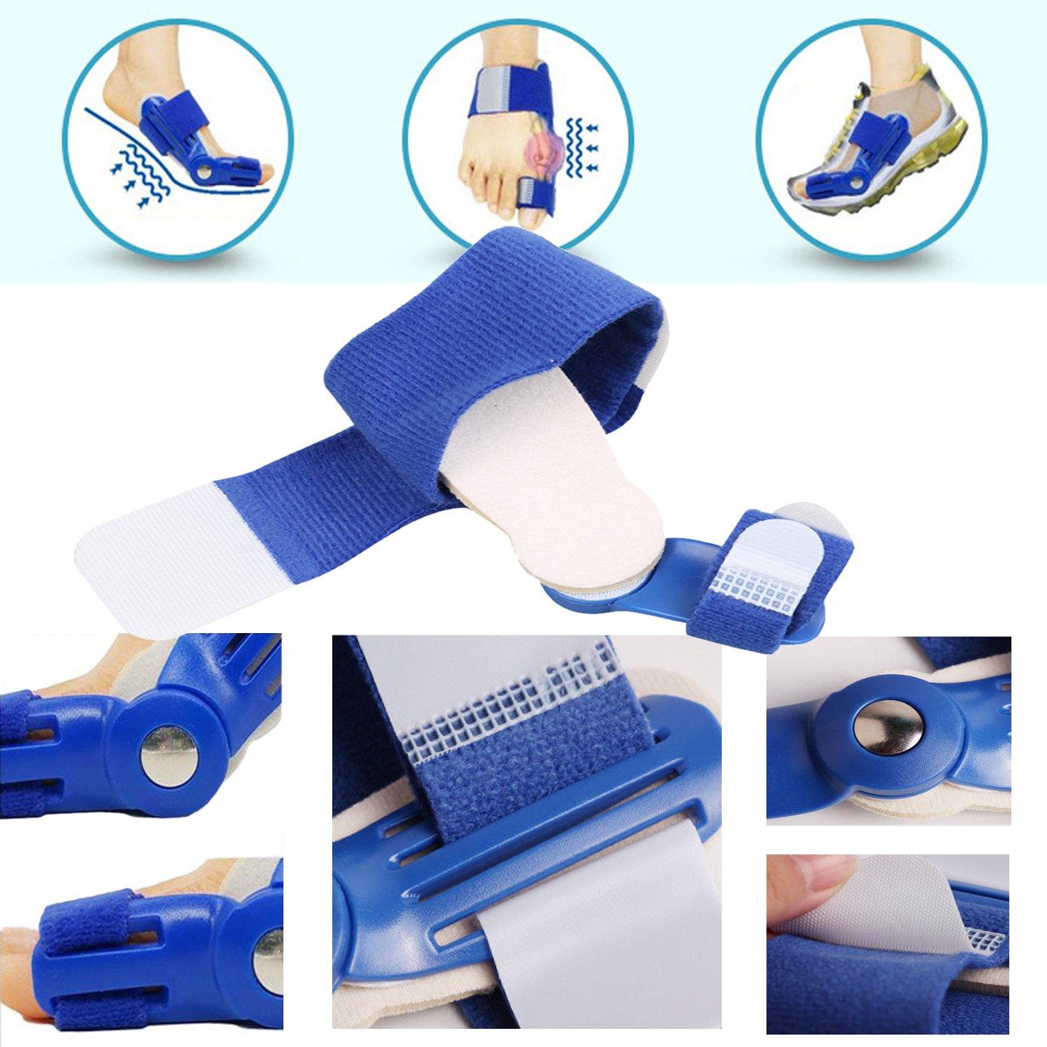 Bunion Corrector & Relief Kit - Toe Separators for Hallux Valgus Big ...