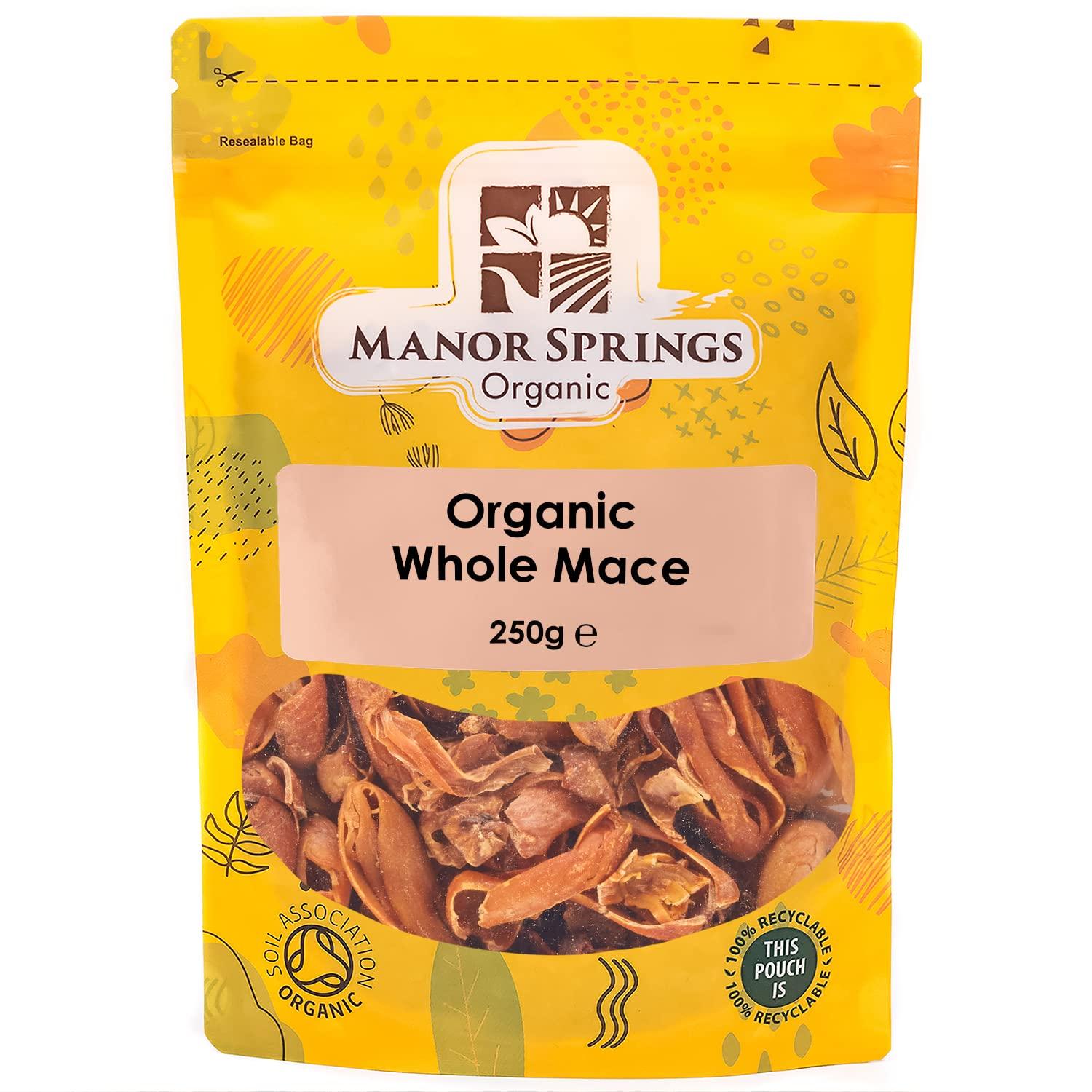 Manor Springs Organic Whole Mace 250g - Pure and Natural Spice | Buy ...