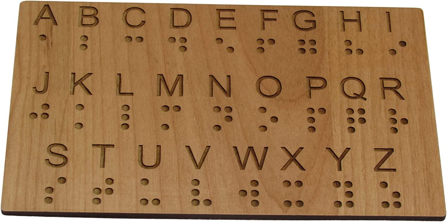 Braille Alphabet Board - Great for Teaching Braille to Sighted ...