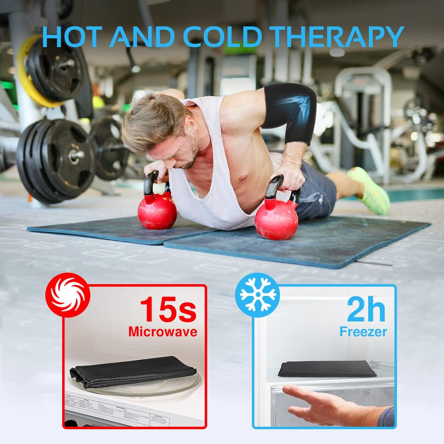 2 Pack Hot and Cold Compression Ice Pack Sleeve - Joint and Muscle ...