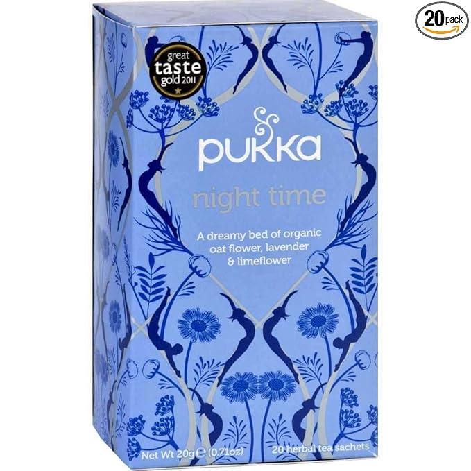 Pukka Organic Night Time Tea - 20 bags per pack - 6 packs per case ...