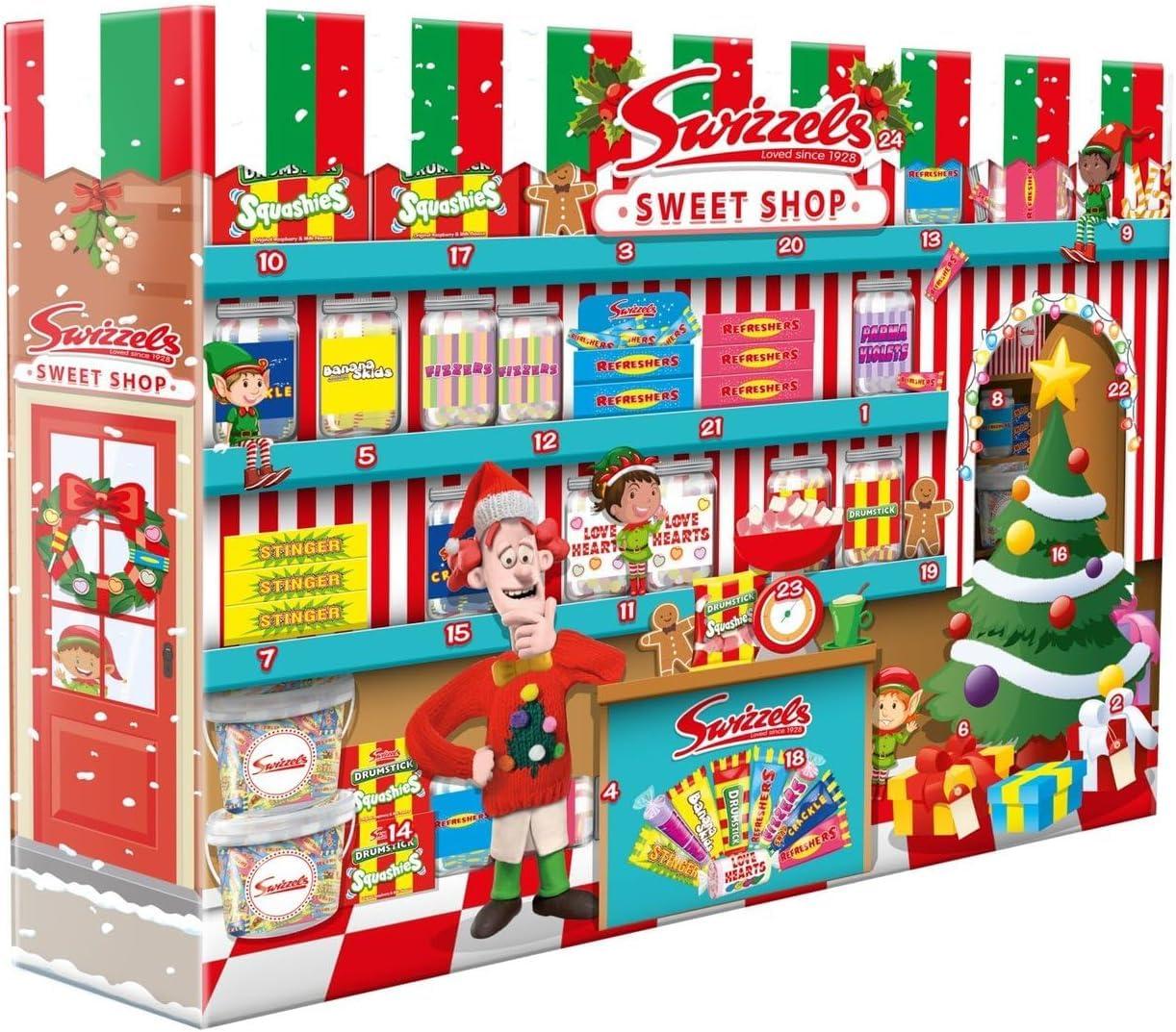 Swizzels Sweet Shop Treat Kids Adult Retro Christmas Advent Calendar ...