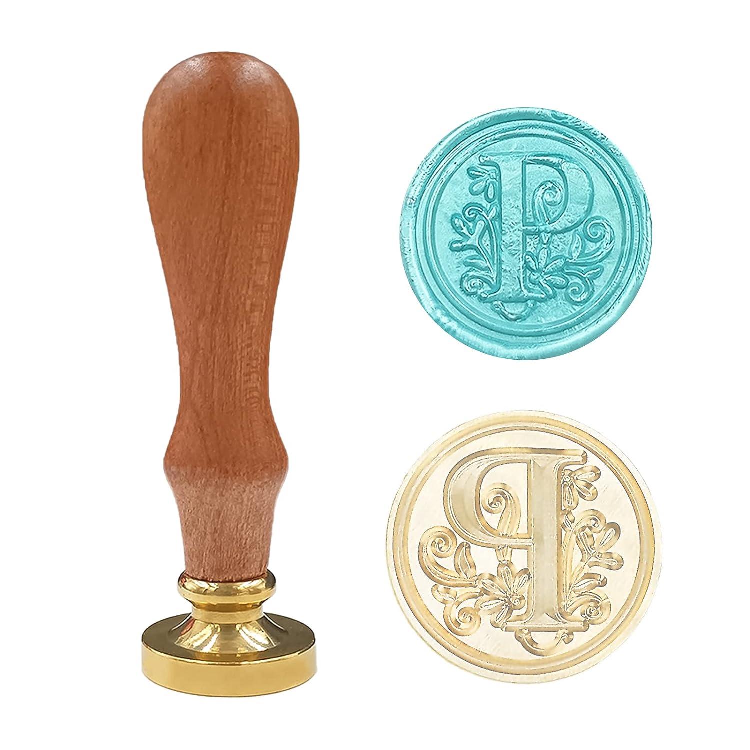 Medieval Traditional Initial Alphabet Wax Seal Stamp Brass Head Wooden ...