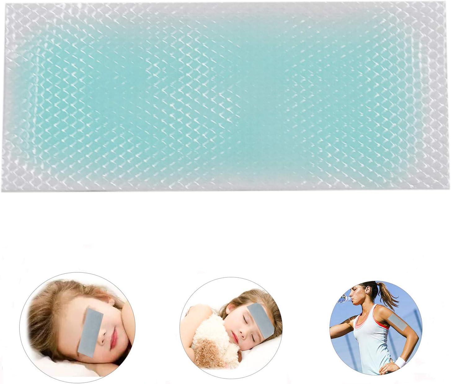 20 Pack Fever Cooling Gel Patches - Relieve Headache, Toothache, and ...