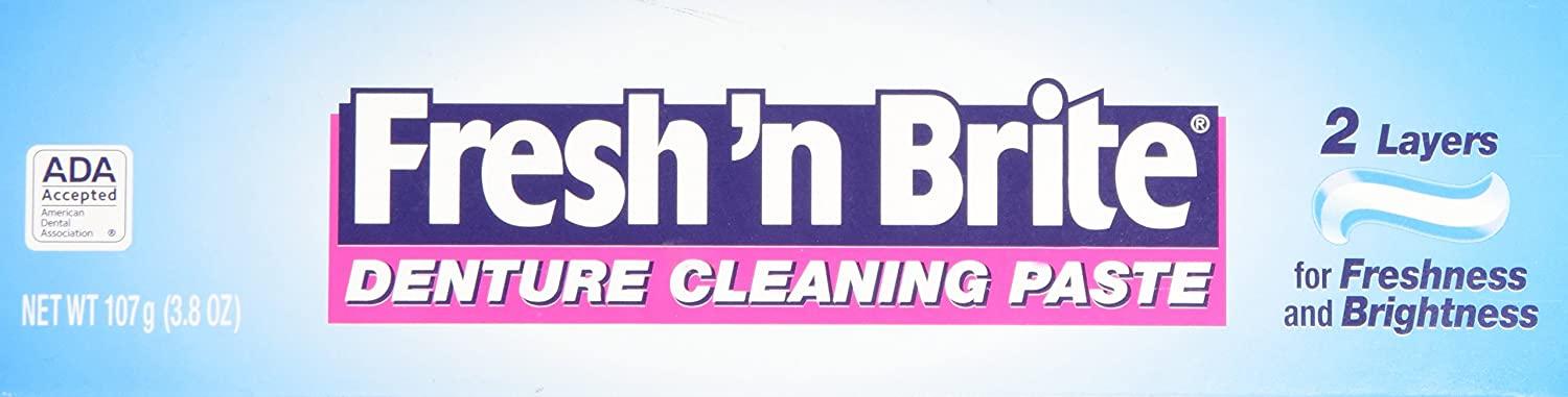 Stim-U-Dent Fresh 'n Brite Denture Cleaning Paste - 2 Count, Pack of 1 ...