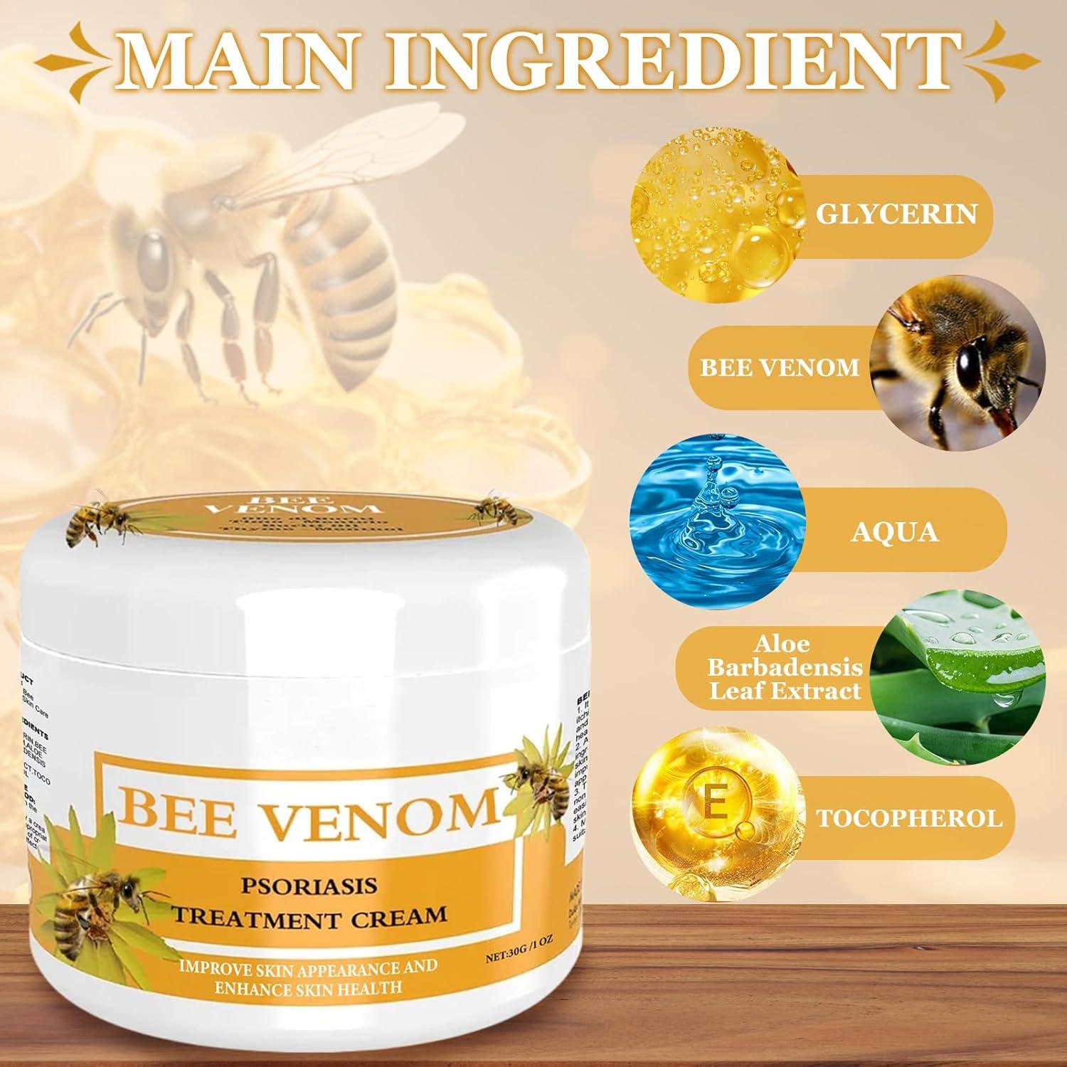 Beeergift Salbe Cream for Psoriasis | Professional Bee Venom Skin ...