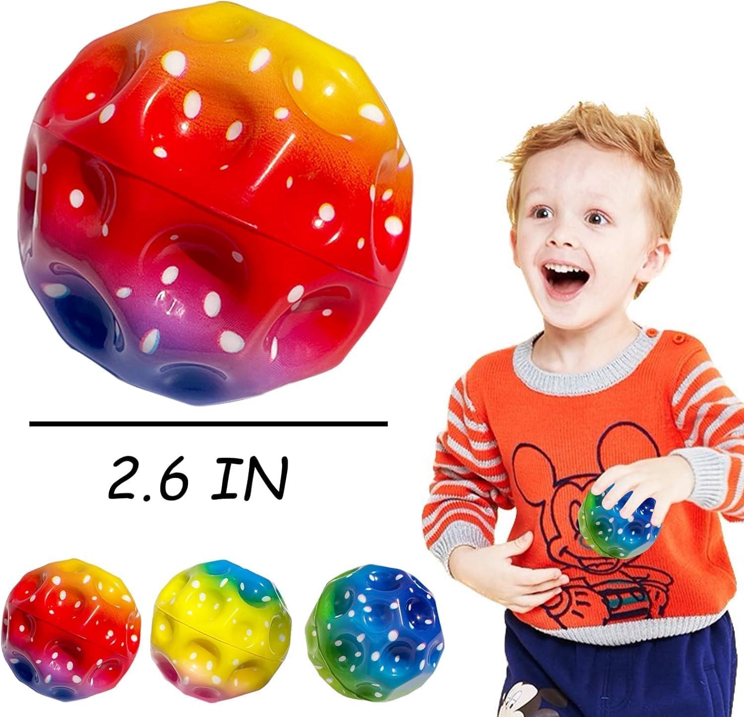 Cluhertvy Astro Jump Ball - High Bouncing Galaxy Ball Toy for Kids ...