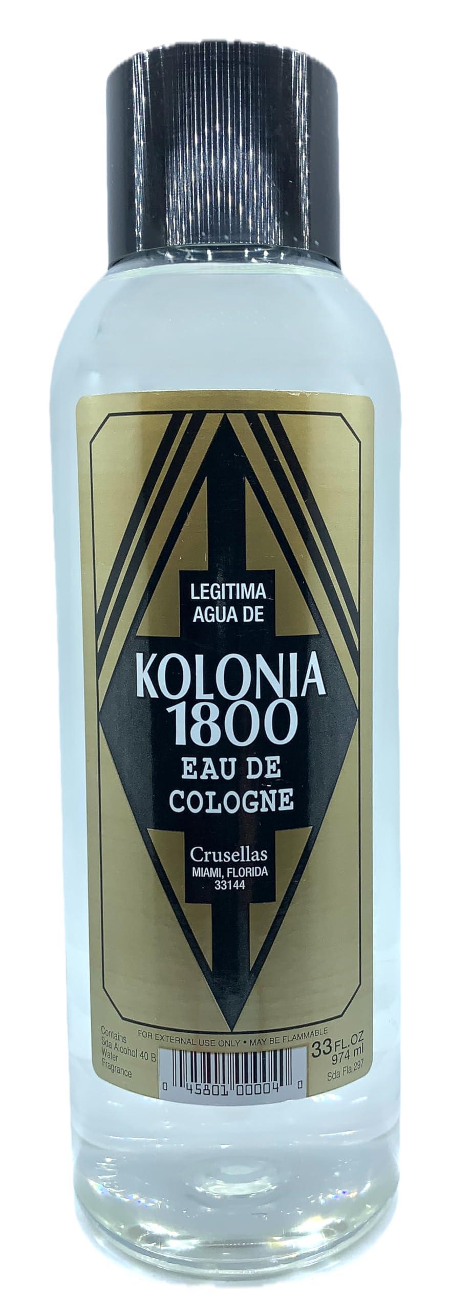 Legitima Agua de Kolonia 1800 Natural Splash Cologne 33 Fl. Oz. 33 Fl Oz (Pack of 1) | Buy Now ...