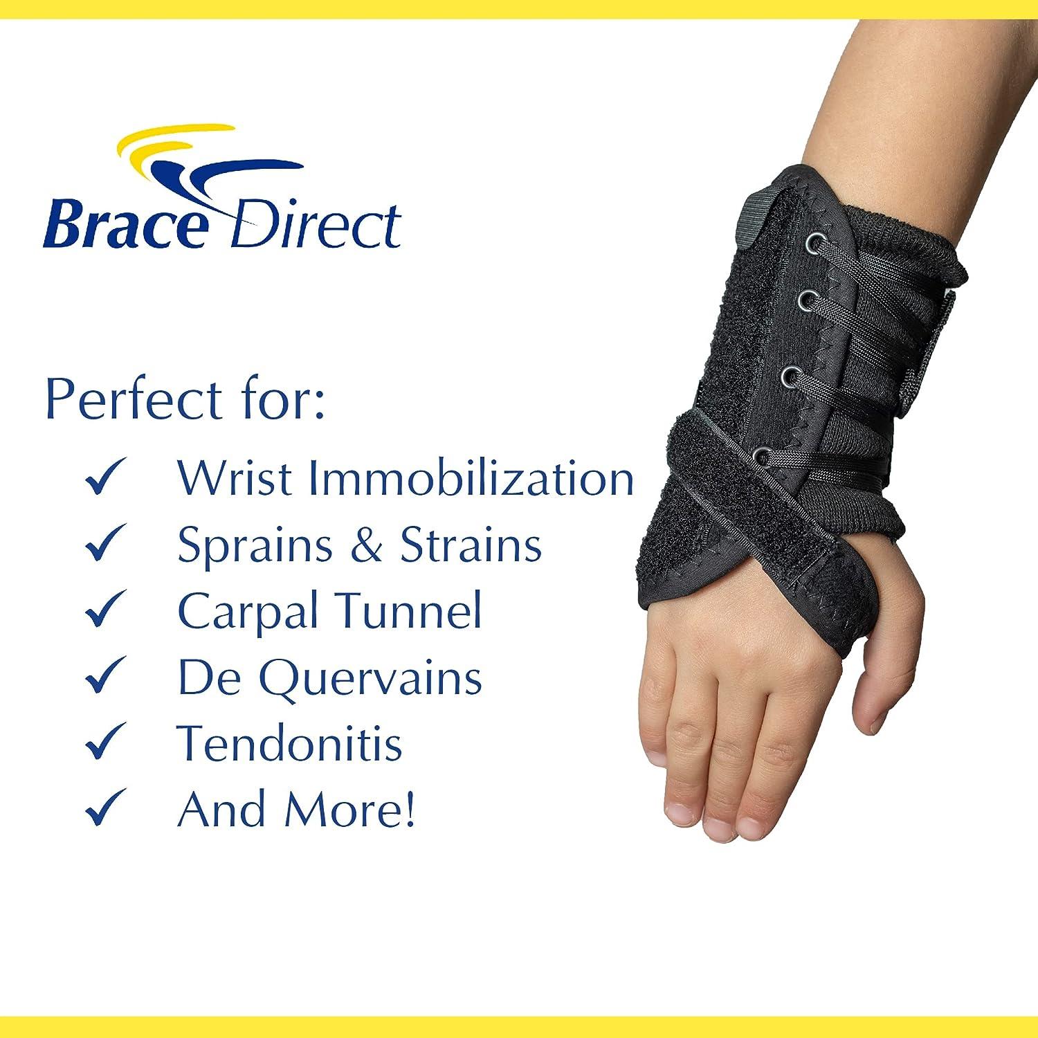 Pediatric Lace-Up Wrist Brace for Kids - Left Wrist, PDAC L3908, Ideal ...