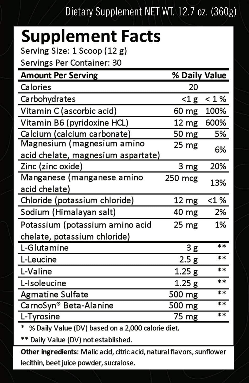 MTN OPS BCAA 2:1:1 Strawberry Dragonfruit Muscle Building & Recovery ...