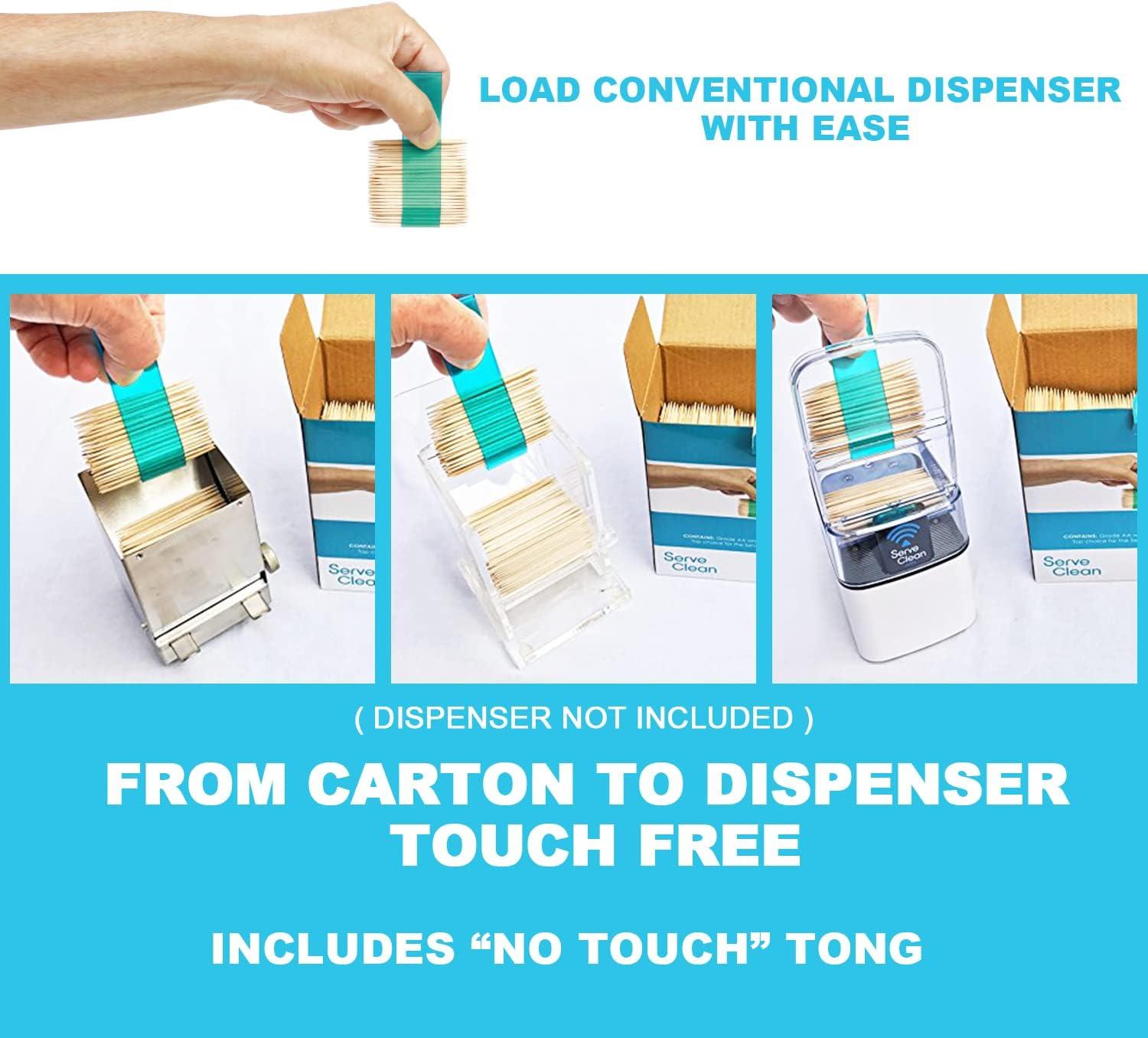 5000 Count No Touch Wooden Toothpicks - Ideal for Kitchen, Business ...