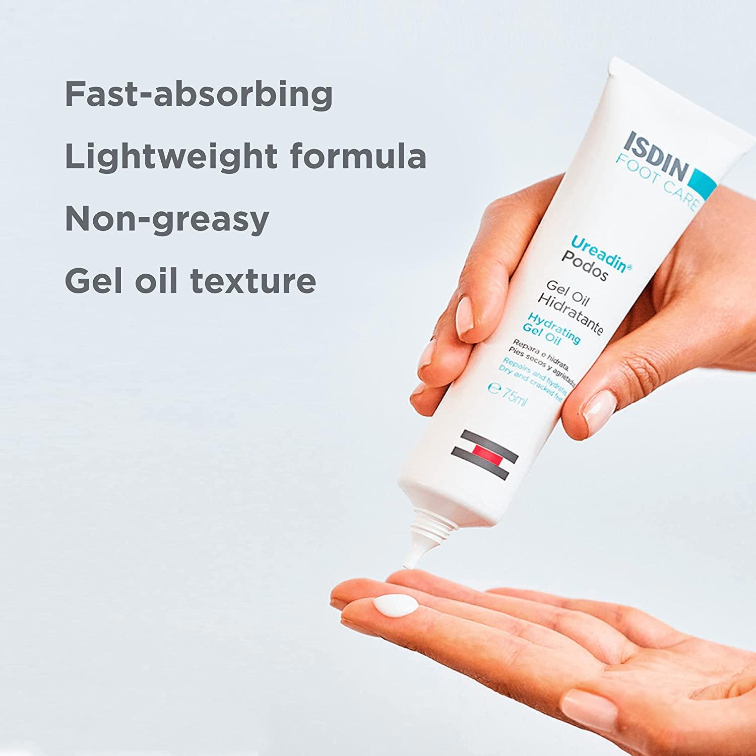 ISDIN Uradin Podos Gel Oil 10% Urea Foot Care Cream - 2.5 Fl Oz | Buy ...