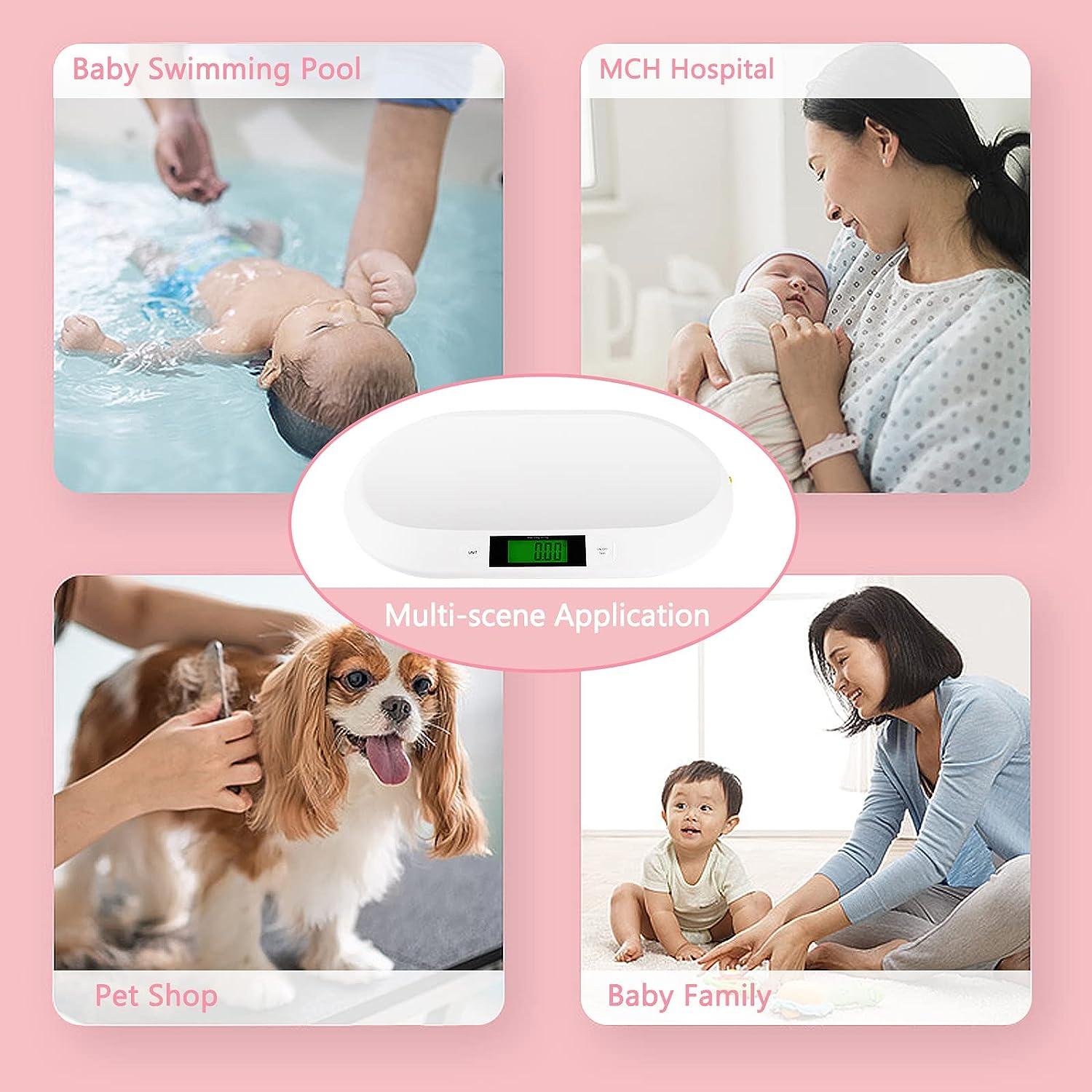 Digital Pet Scale - Mini LCD Electronic Scale for Small Dogs, Cats, and ...