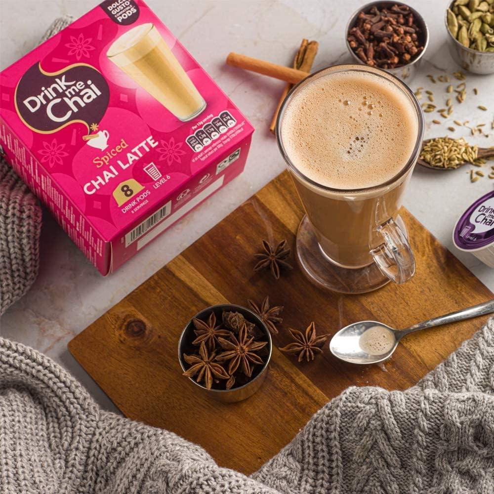Drink Me Chai Spiced Chai Latte Dolce Gusto Compatible Pods - 40 Pods ...