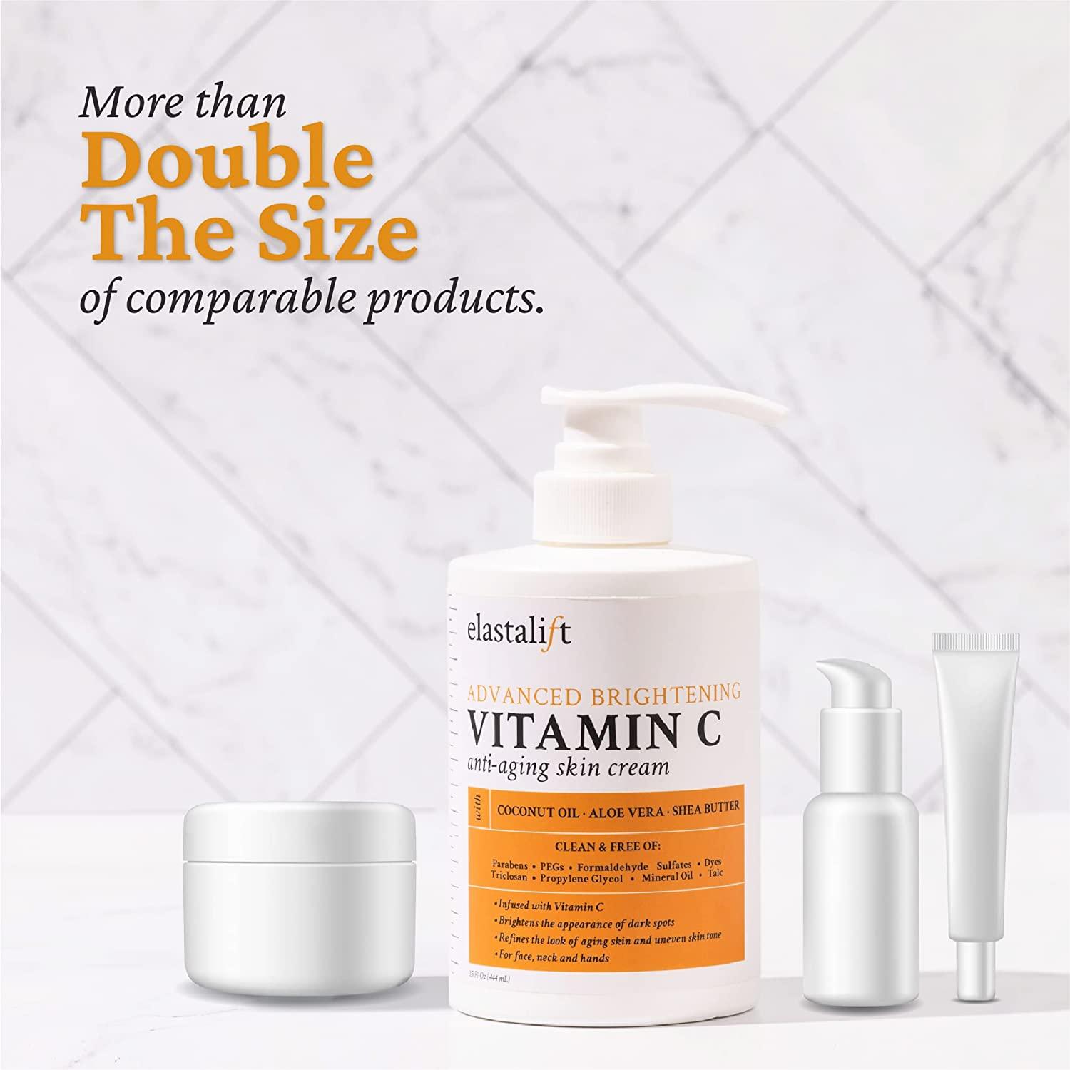 Elastalift Vitamin C Brightening Cream - 15 Oz Moisturizing Face & Body ...