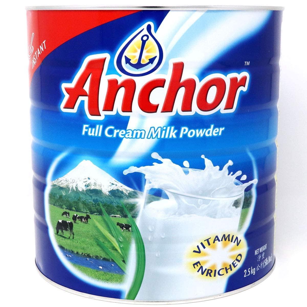 Anchor Powder Milk 2.5 kg (5.8 lbs) - High-Quality Dairy Product for ...