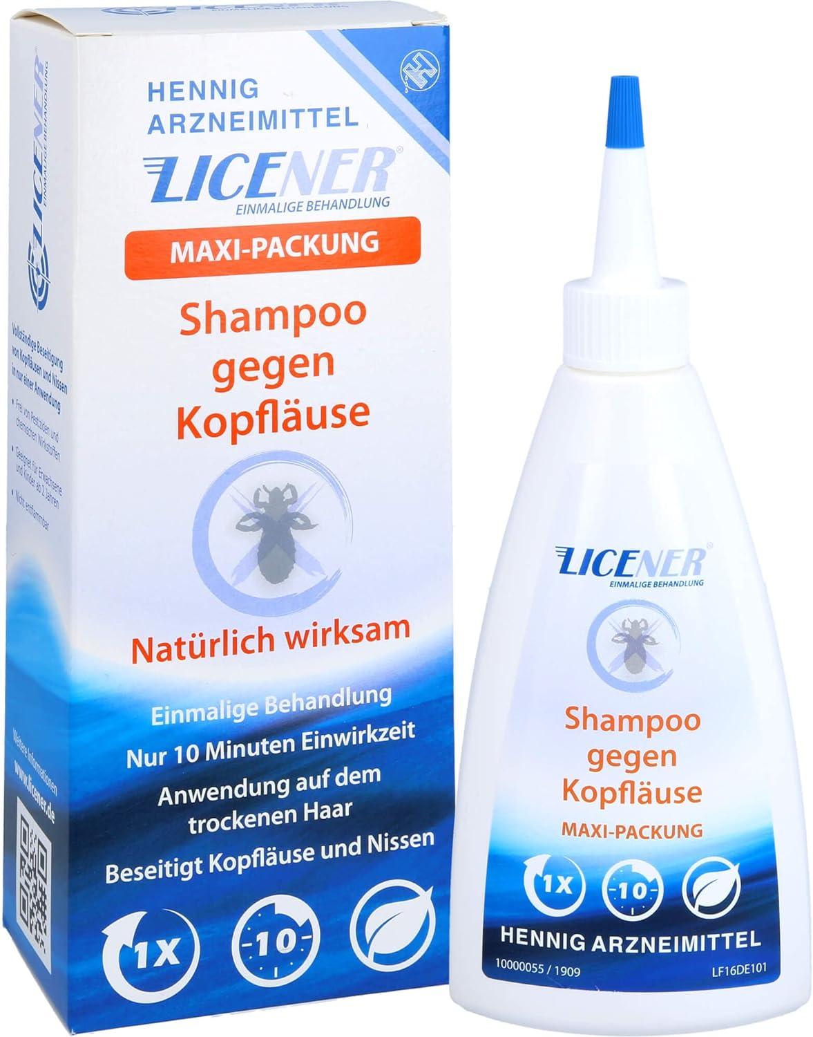 Buy LICENER Head Lice Shampoo Maxi Pack 200 ml - Effective ...