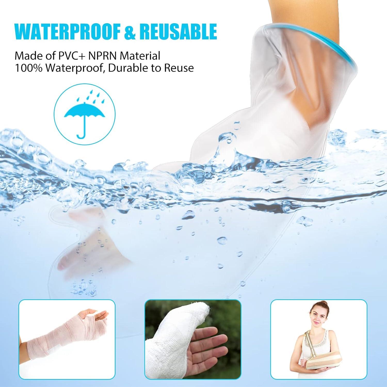 Waterproof Arm Cast Cover - Reusable Protector for Shower and Bathing ...