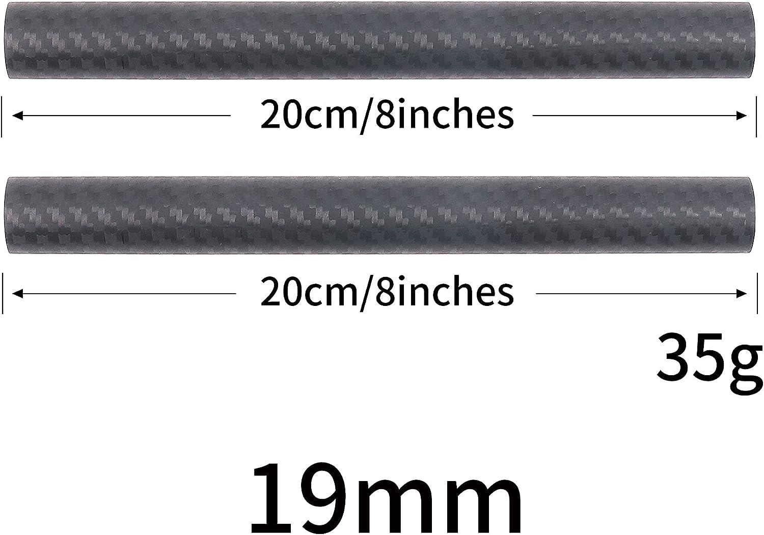 Foto4easy 6 Inch Carbon Fiber Rod for Rail Rod Support System - Pack of ...