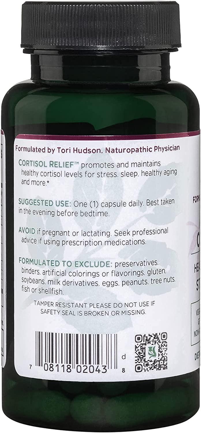 Vitanica Cortisol Relief Supplement - Dr. Formulated Vegan Capsules for ...