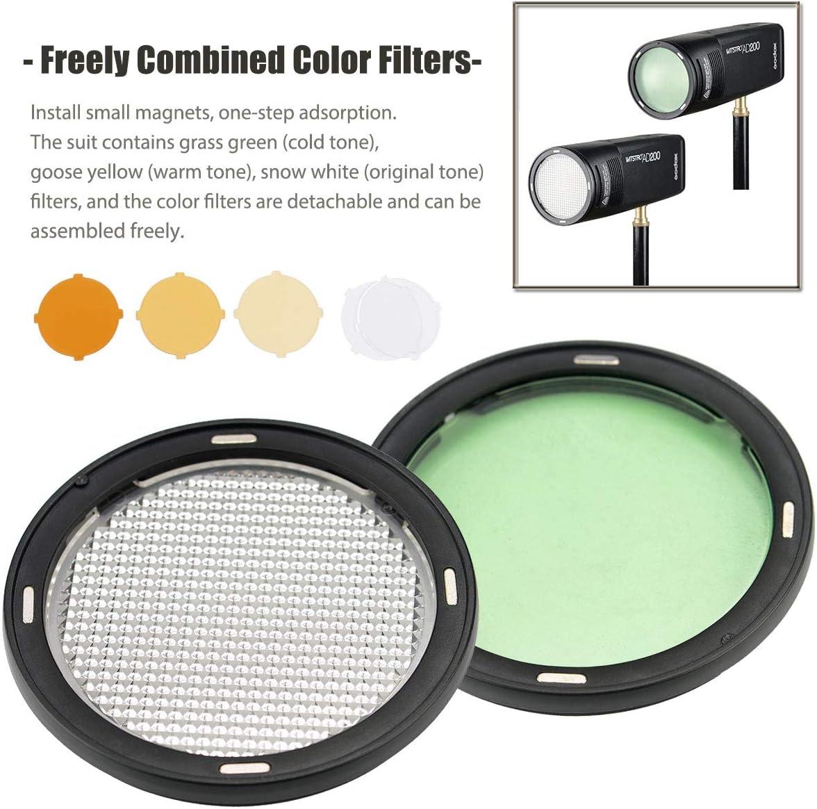 Godox AK-R1 Round Flash Head Accessories Kit for V1 Speedlight ...