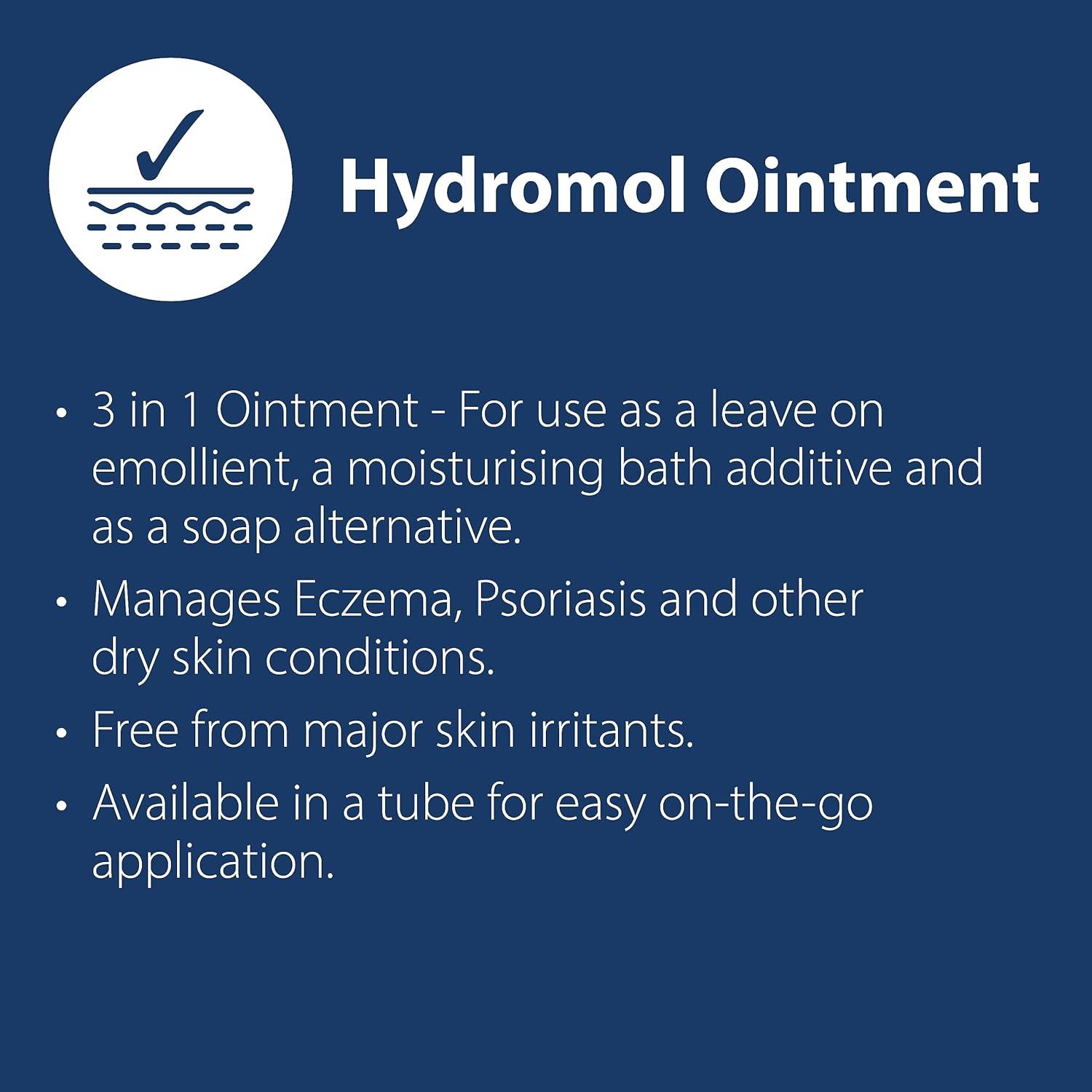 Hydromol Ointment 500g for Dermatitis, Eczema, Psoriasis & Dry Skin Management | Buy Now with ...