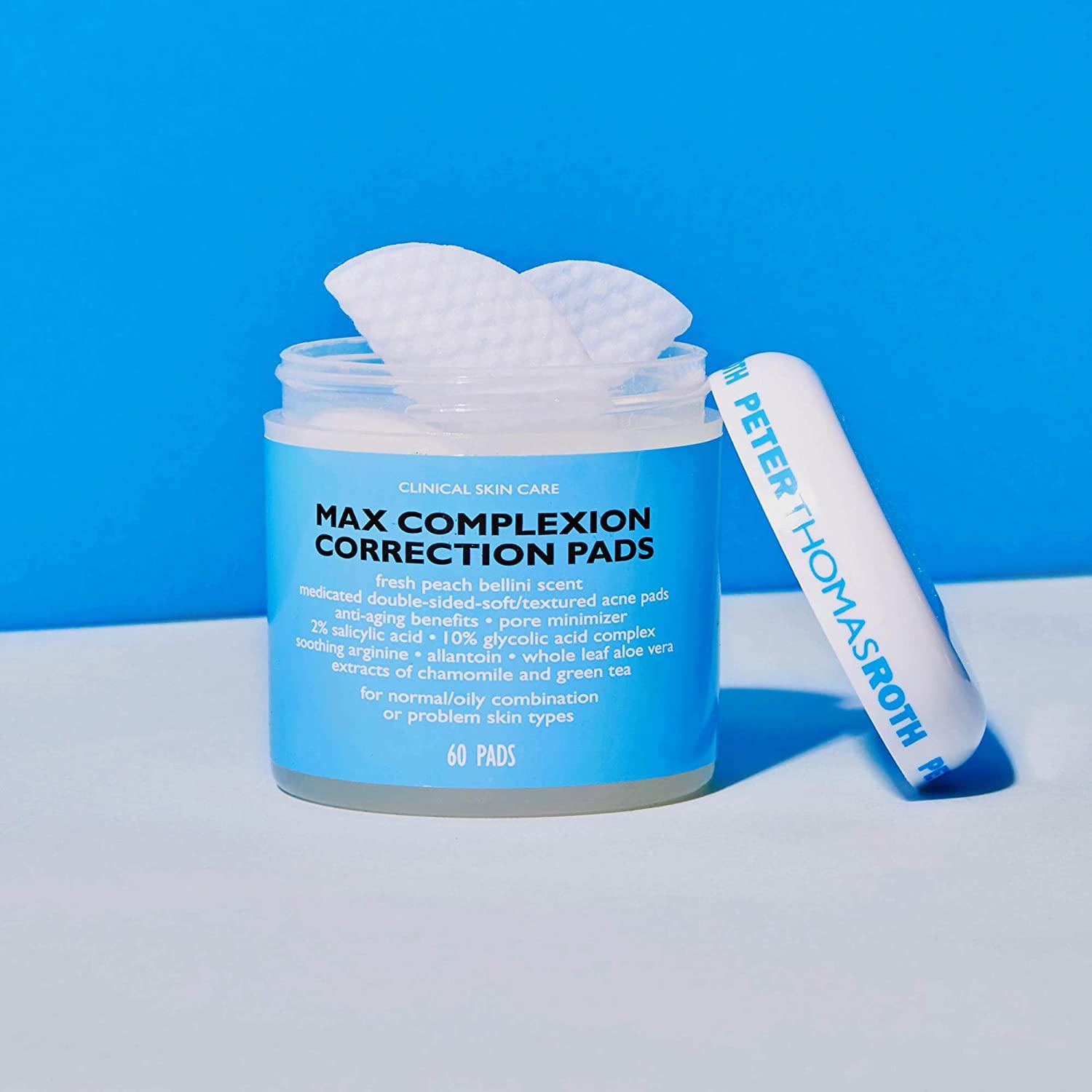 Peter Thomas Roth Max Complexion Correction Pads - Skin Clearing ...