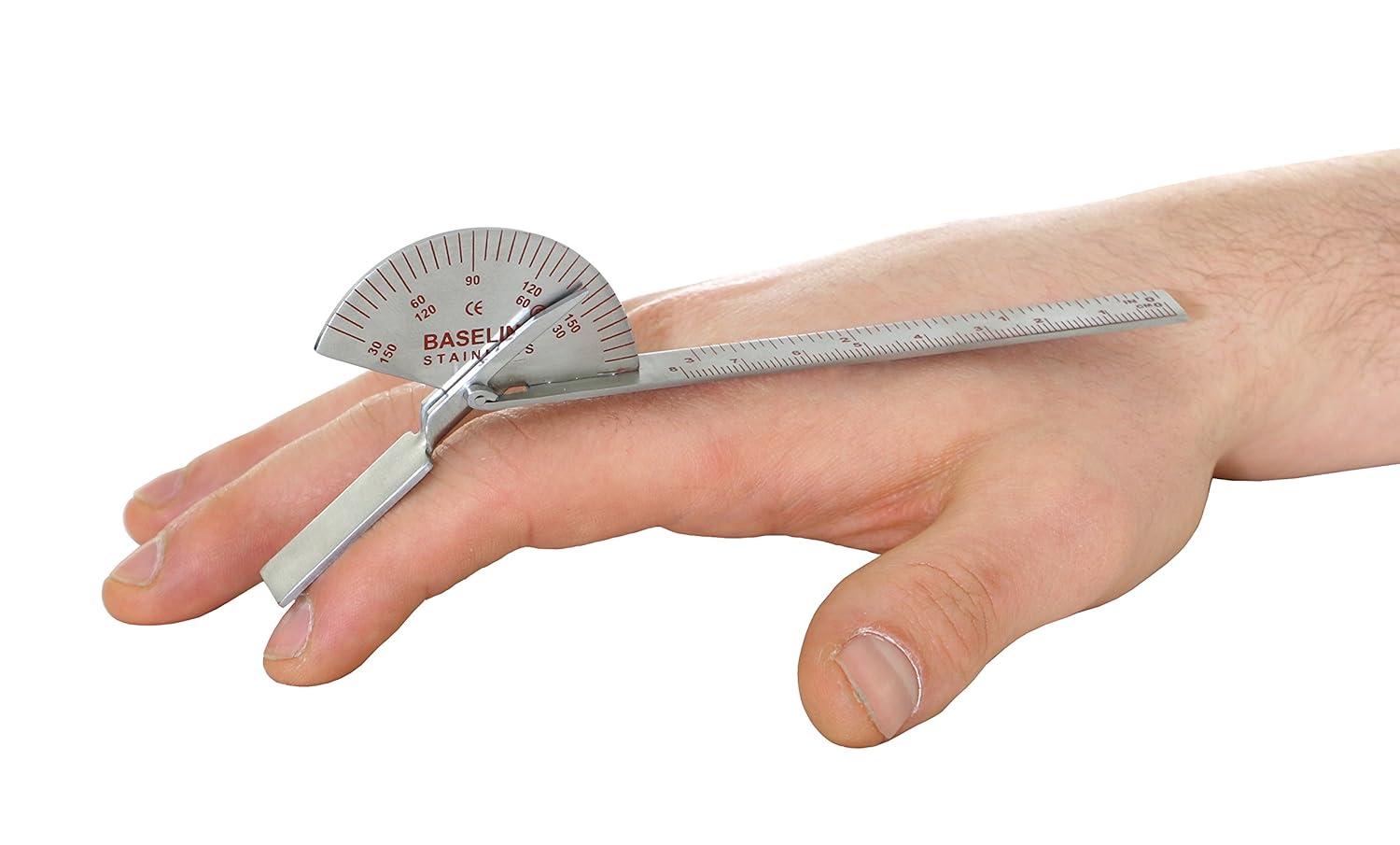 Baseline 12-1010 Goniometer for Fingers & Small Joints - Stainless ...