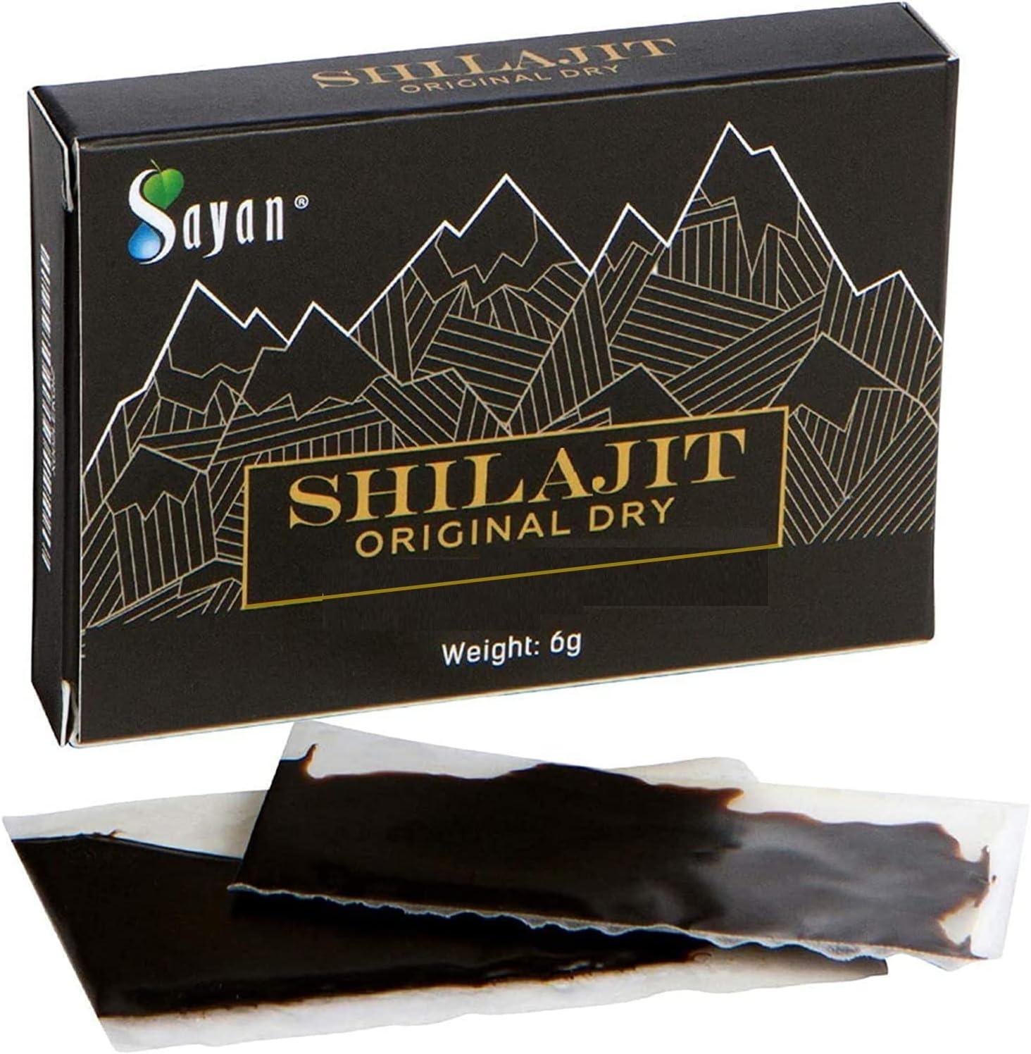 Sayan Dry Shilajit Extract Solid Resin - 60 Servings | Pure & Potent ...