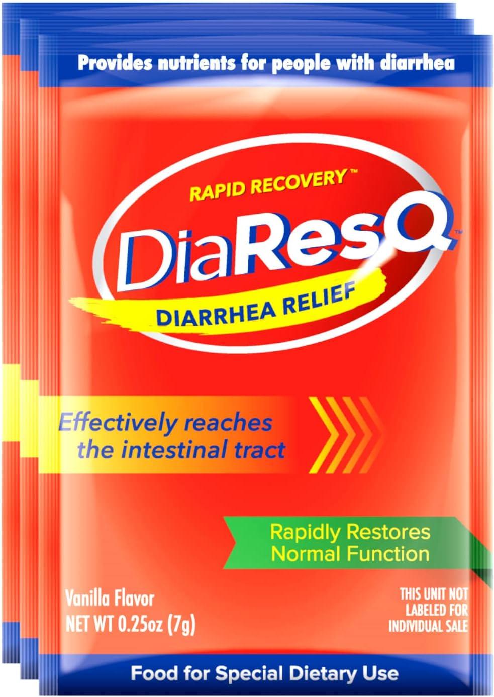 DiaResQ Rapid Recovery Diarrhea Relief - 3 Packets Pack of 3