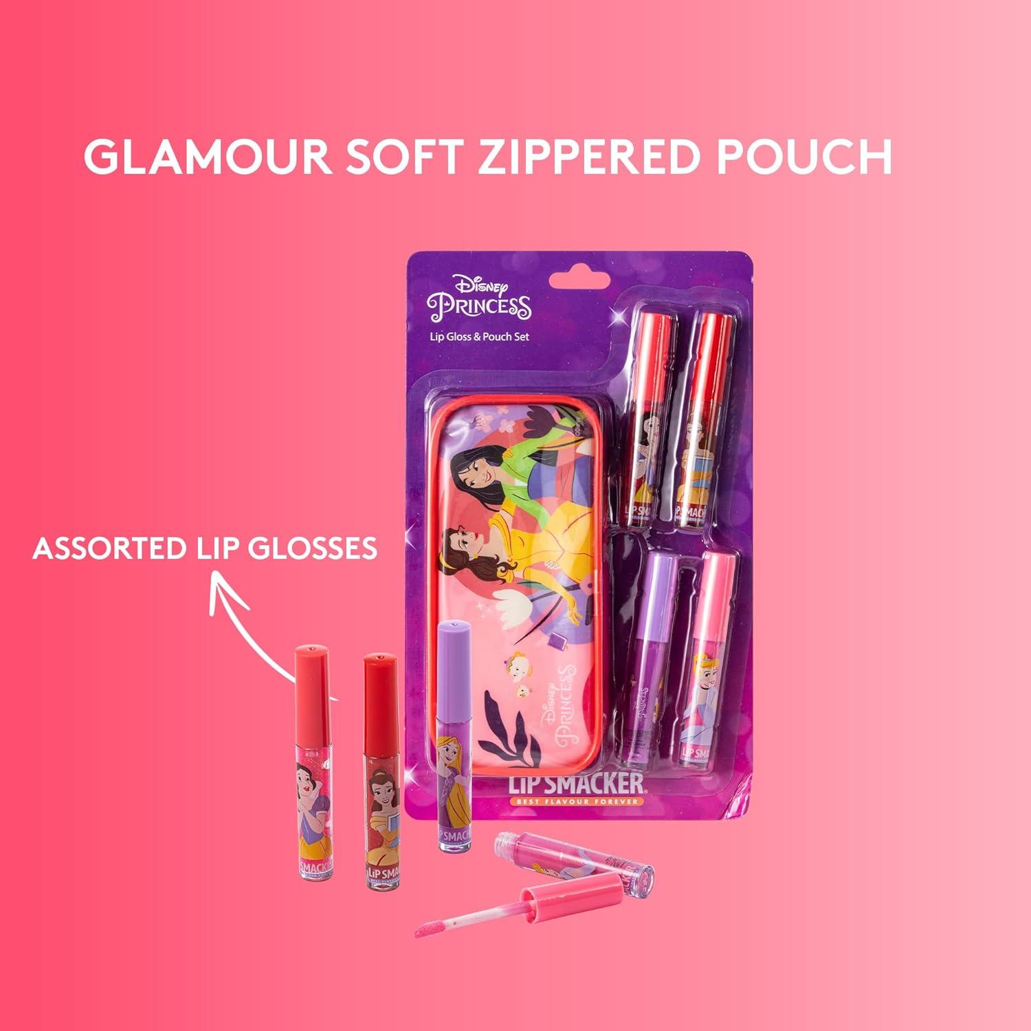 Lip Smacker Disney Princess Lip Gloss Set Colorful Make-up Giftset for ...