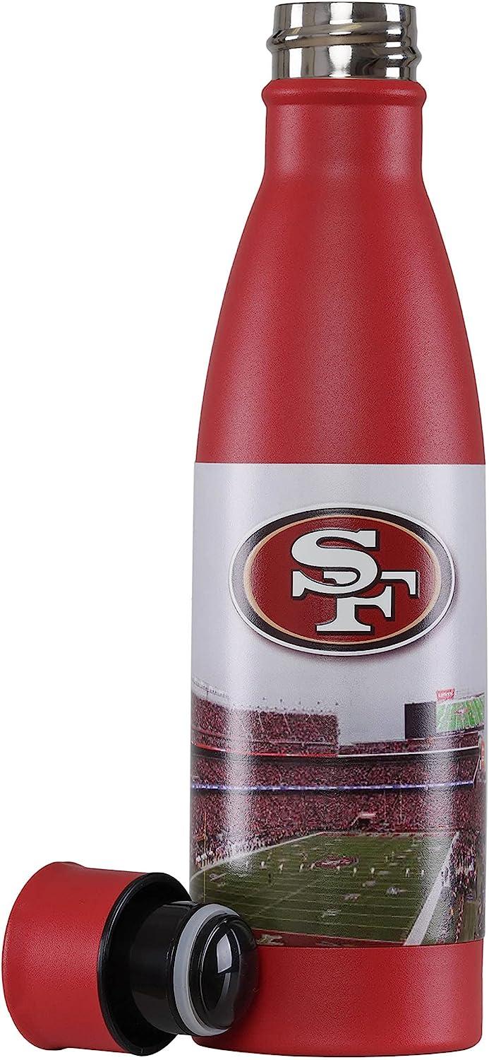 San Francisco 49ers NFL Primetime Metal 18 oz Water Bottle | Buy Now ...