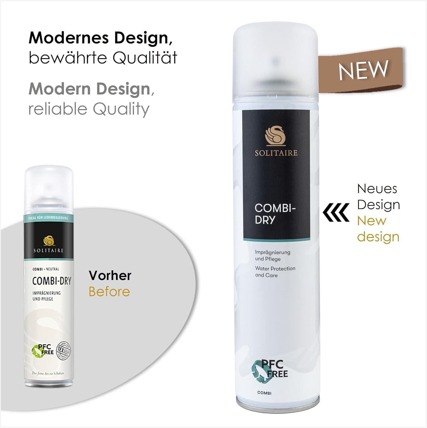 Solitaire Combi-Dry 400 ml - PFC-Free Impregnation & Care for Leather ...