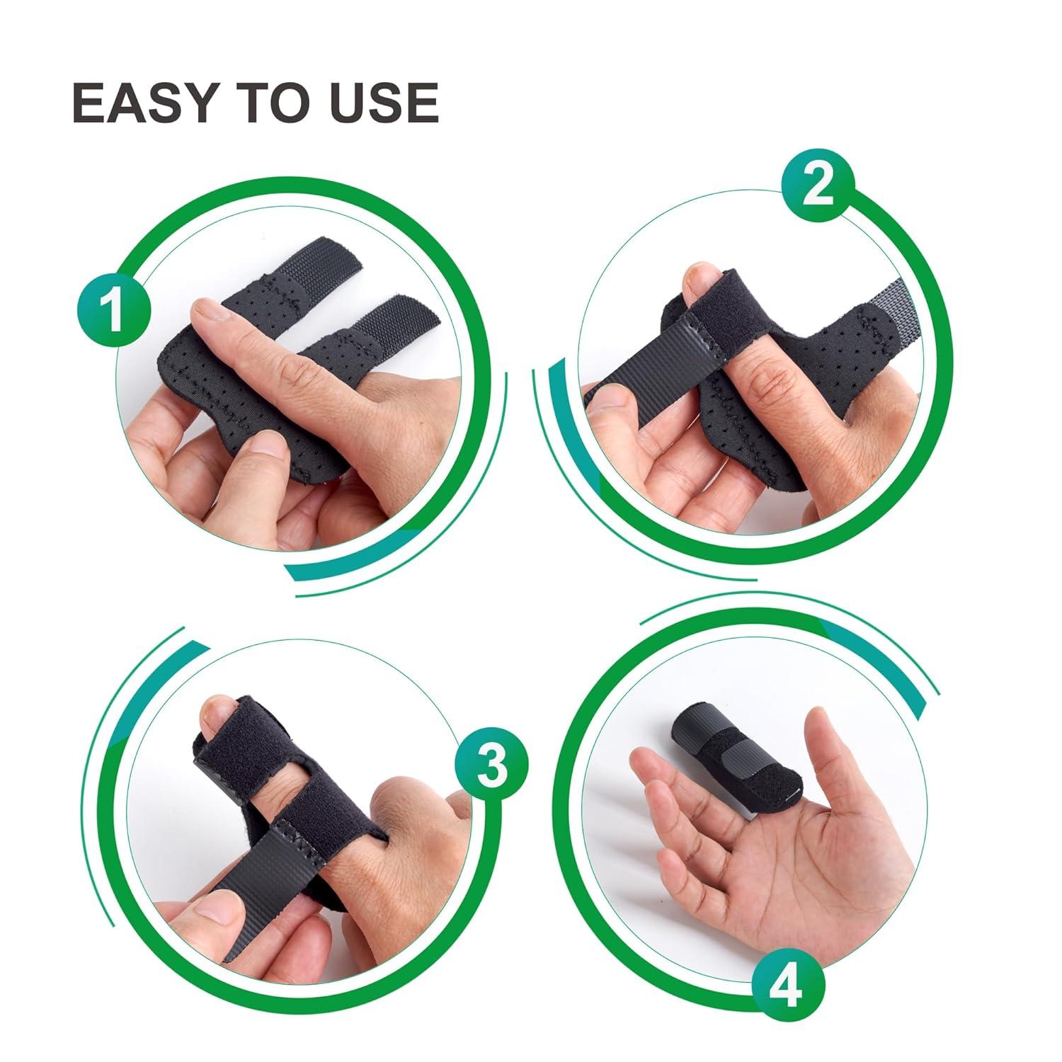 Buy Finger Splint - Mallet & Trigger Finger Splint for Pain Relief ...