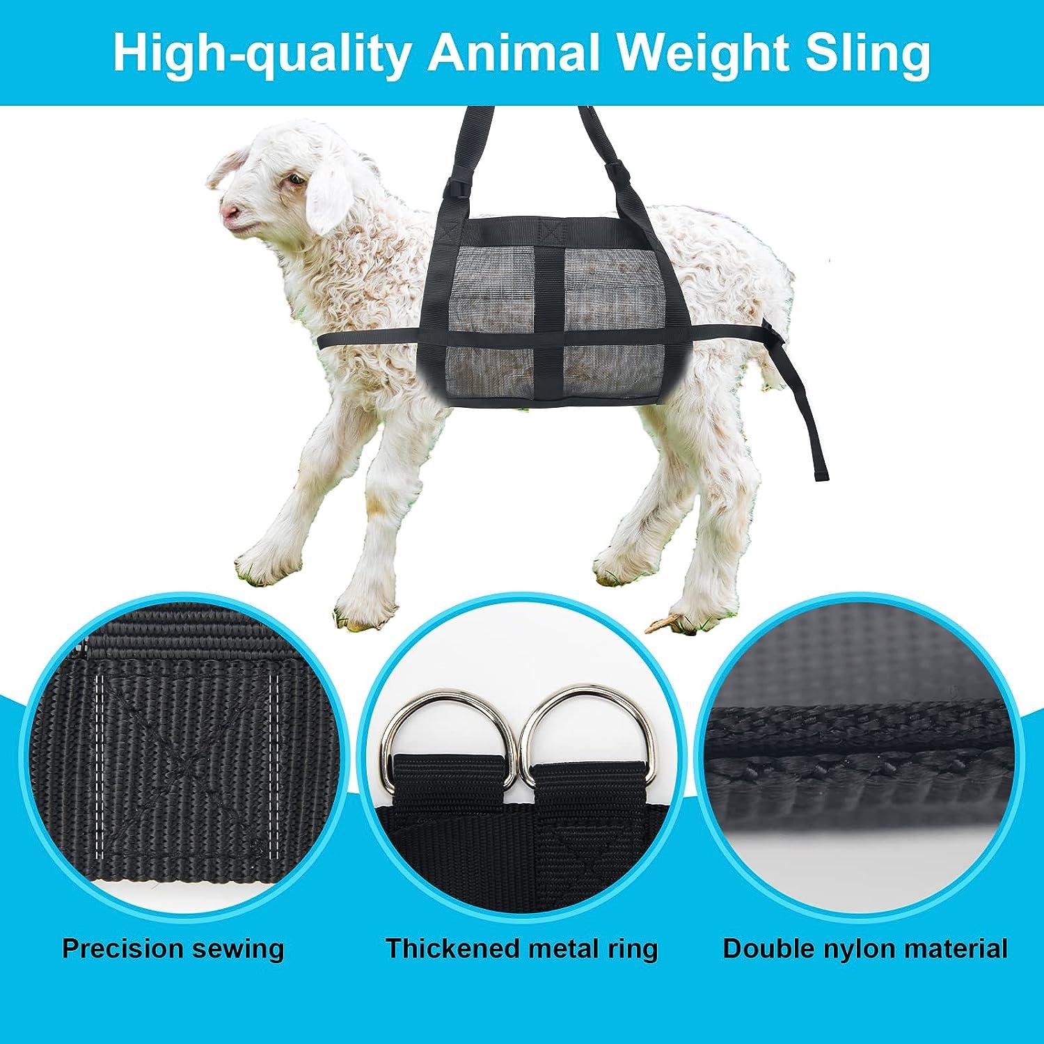Boyistar 300 LB Calf Sling for Animal Weighing - Livestock Sling with ...