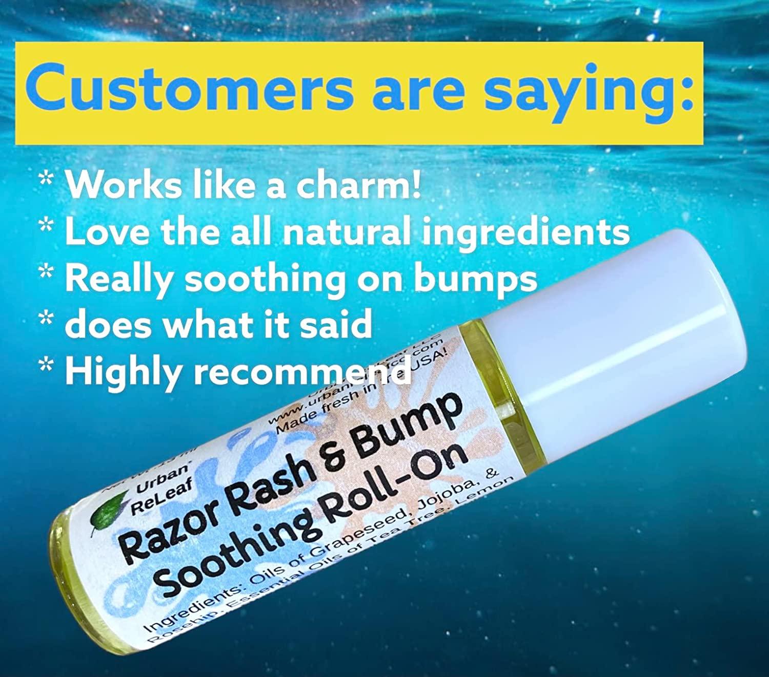 Urban ReLeaf Razor Rash Bump Soothing Roll-On - Natural Vegan Solution ...
