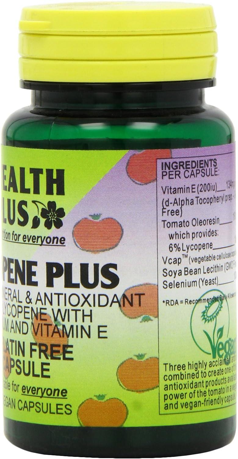 Health Plus Lycopene Plus 10mg Men's Health Supplement - 30 Capsules ...