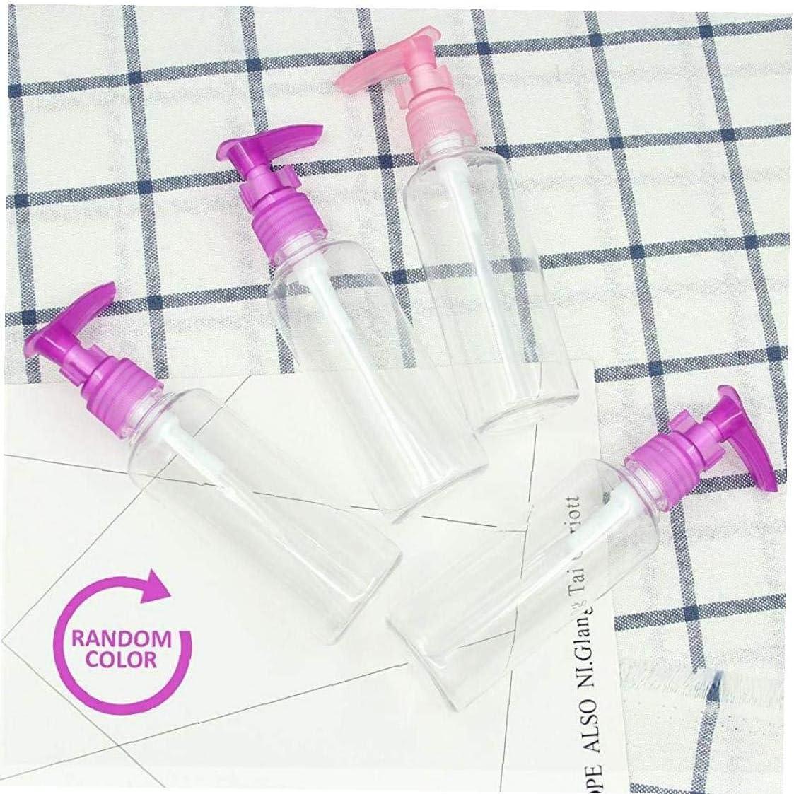 Canjerusof 4-Pack Refillable Pump Dispenser Bottles - 100ml Lotion ...