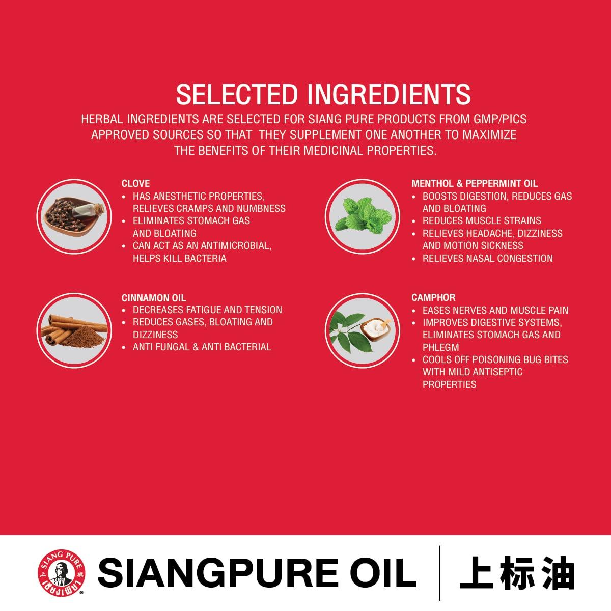 Buy Siang Pure White Oil 3cc - 12 Pack | International Shipping ...