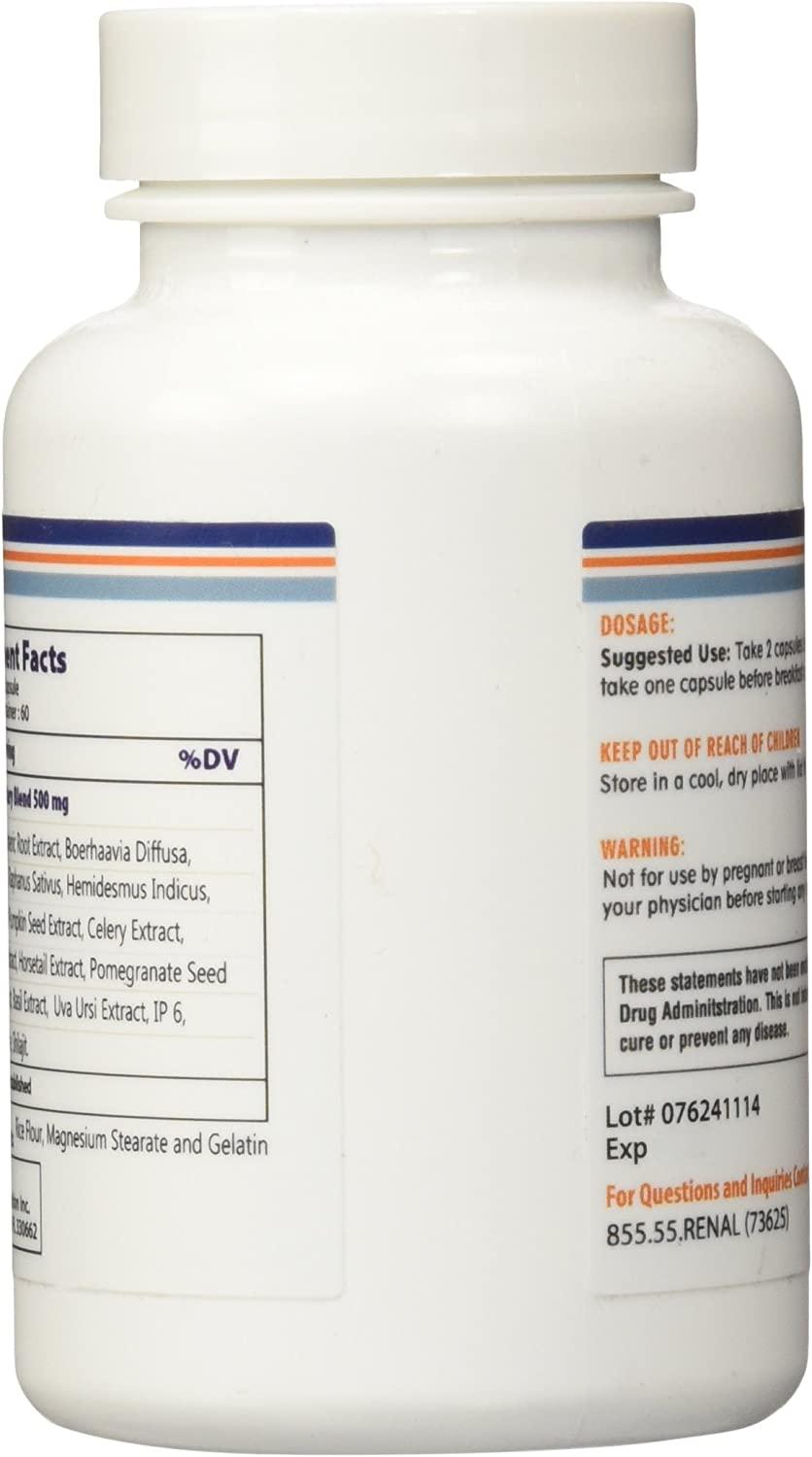 Uriflow Natural Kidney Stone Treatment - 60 Capsules | Fast Relief ...