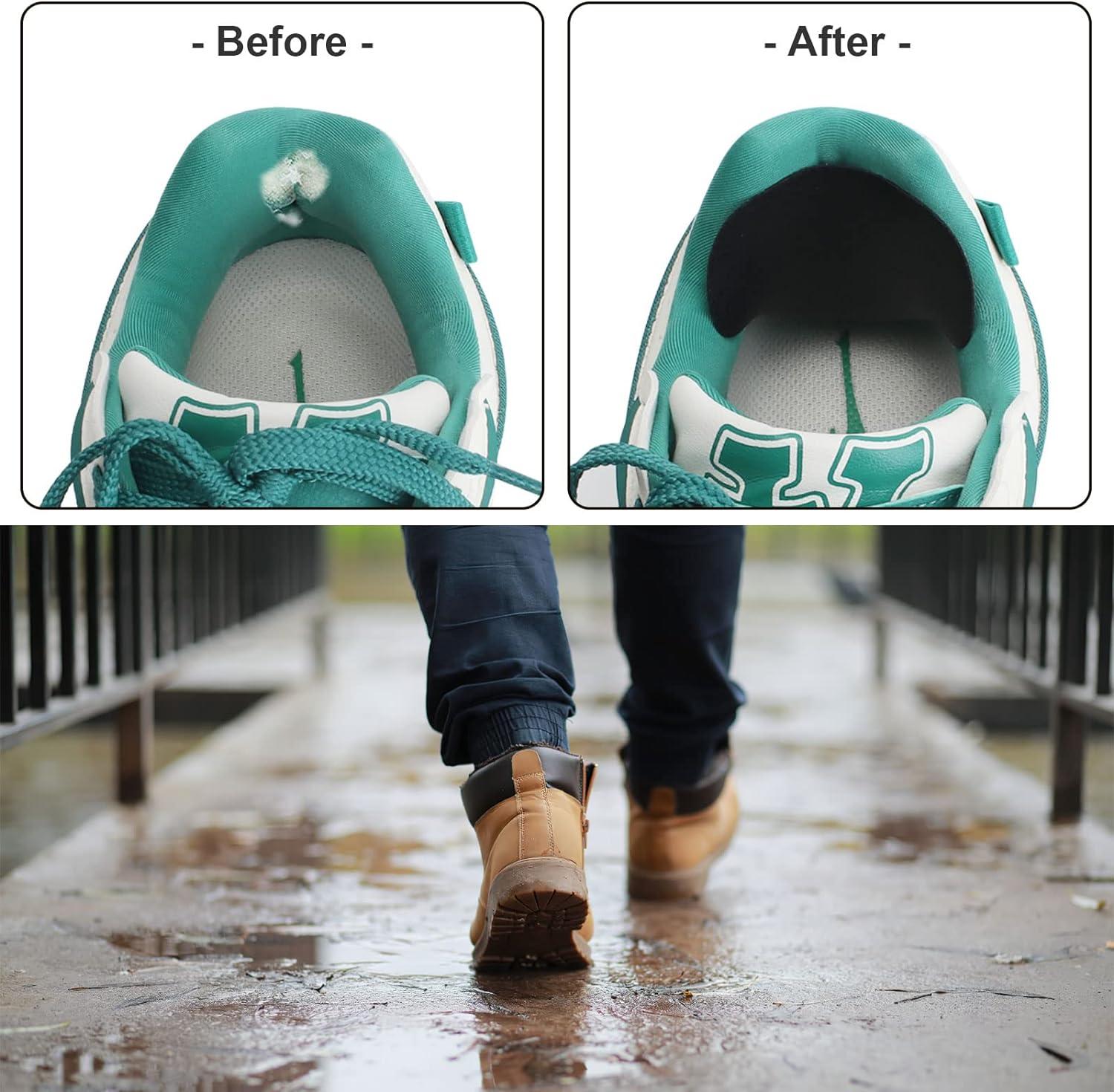 Self Adhesive Shoe Heel Patch - 14 Pairs, 2 Sizes, Prevent & Repair ...