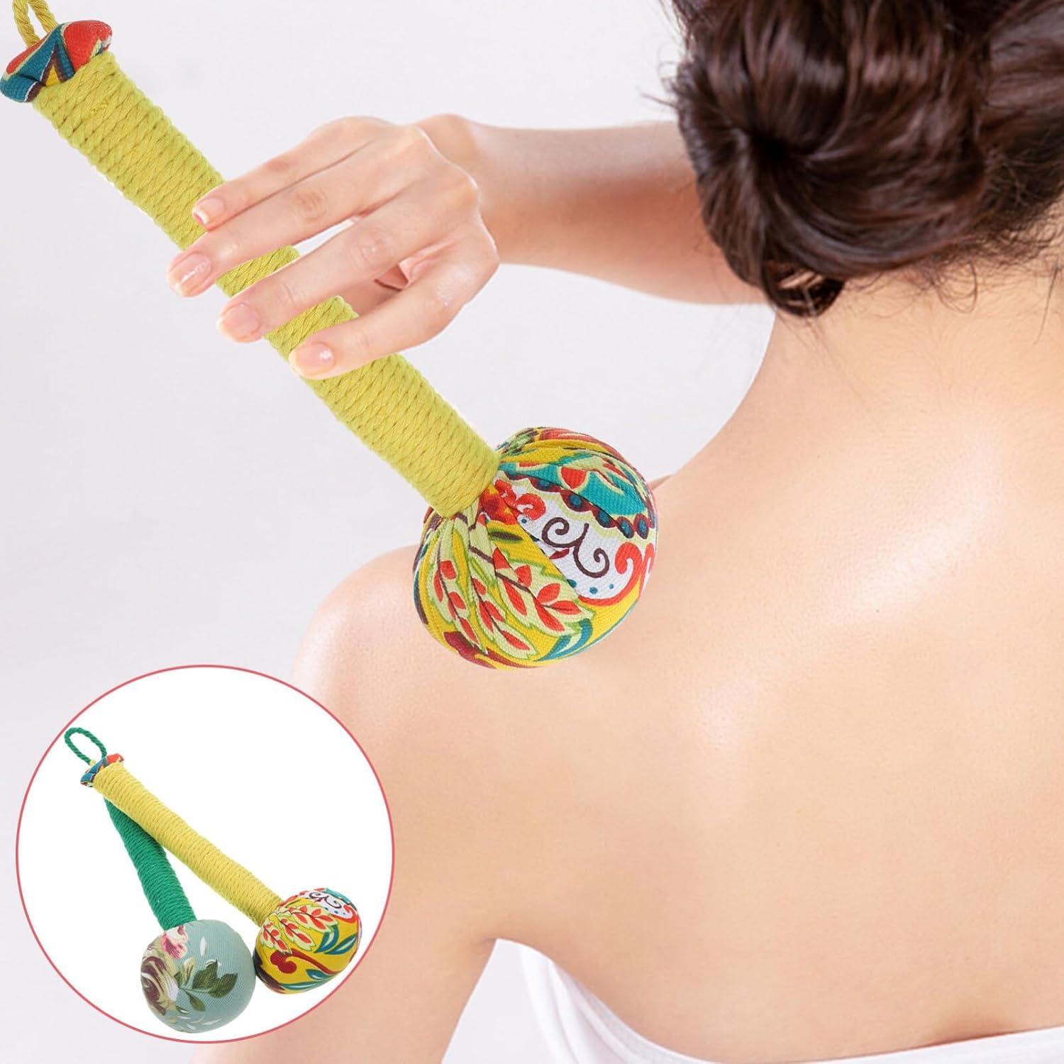 Minkissy Manual Hammer Massager Set | 2-Piece Body & Back Massage ...