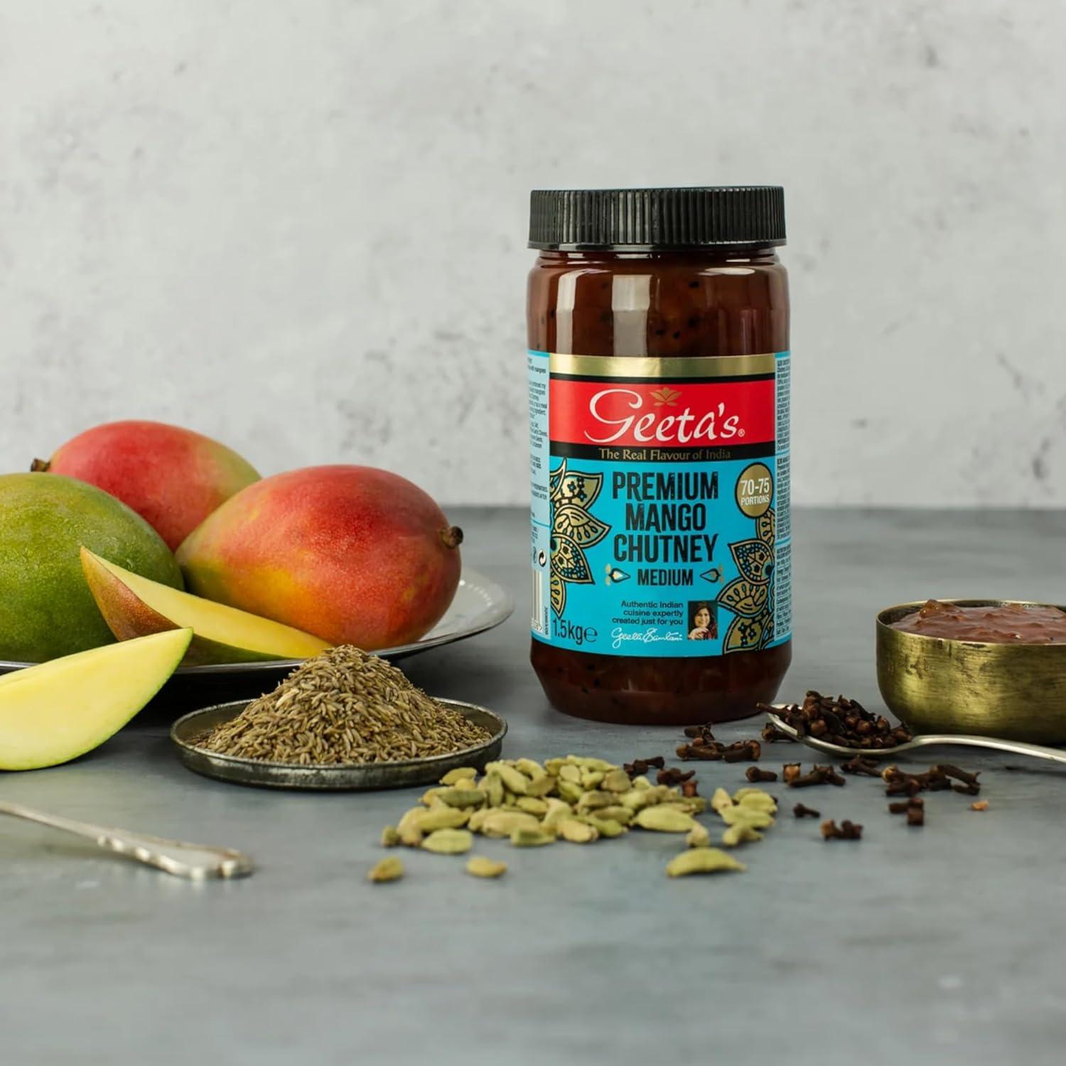 Geeta's Premium Mango Chutney 2x1.5kg | Buy Now with Express ...